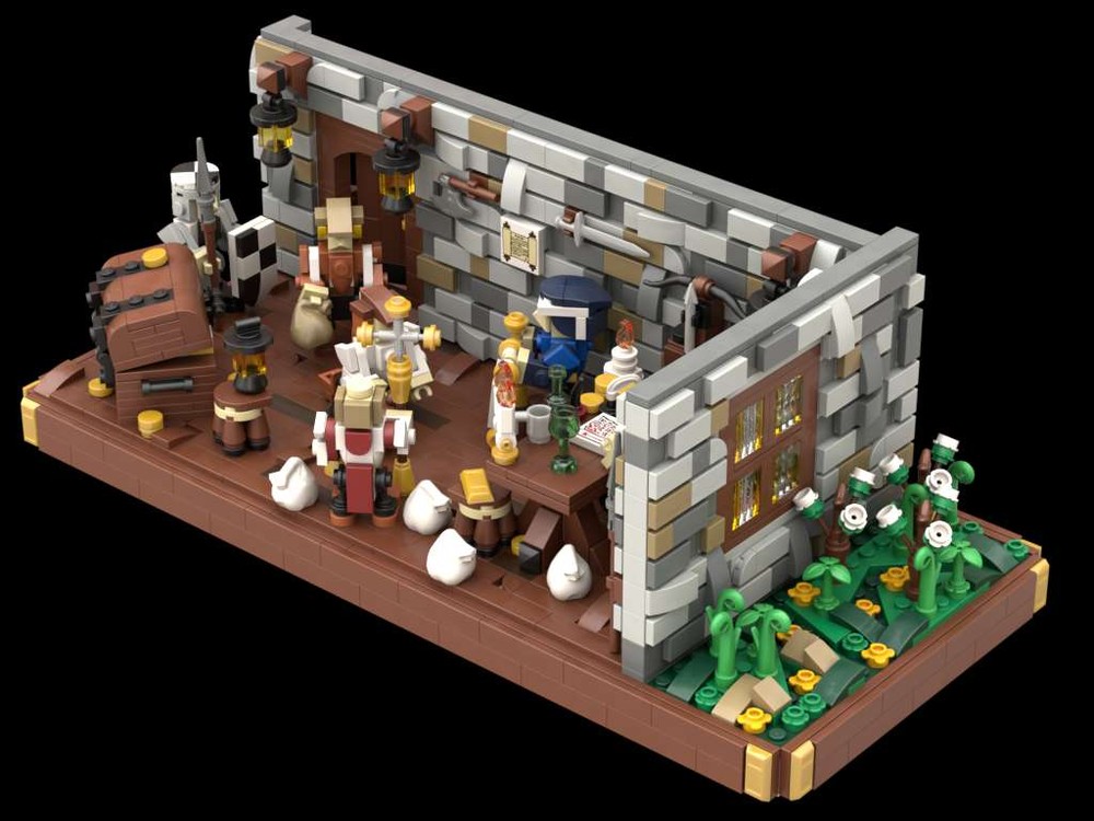 LEGO MOC Medieval taxes paid to the count and the church by dariusdrum ...