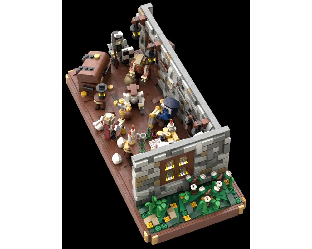 LEGO MOC Medieval taxes paid to the count and the church by dariusdrum ...