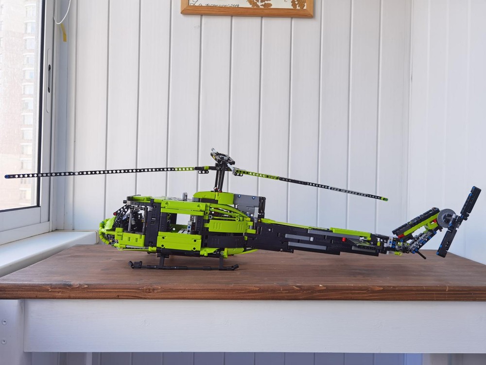 Lego Moc Bell Uh 1 Iroquois Huey By Tonych Rebrickable Build With Lego