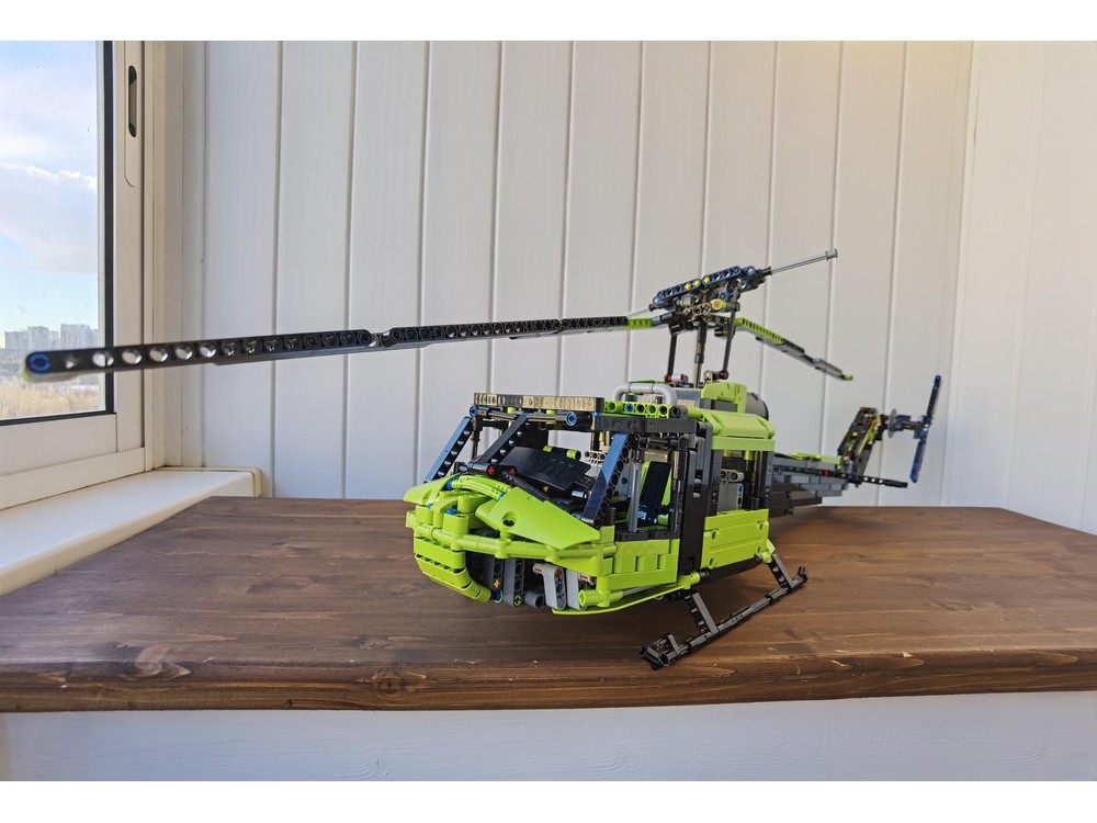 Lego Moc Bell Uh 1 Iroquois Huey By Tonych Rebrickable Build With Lego