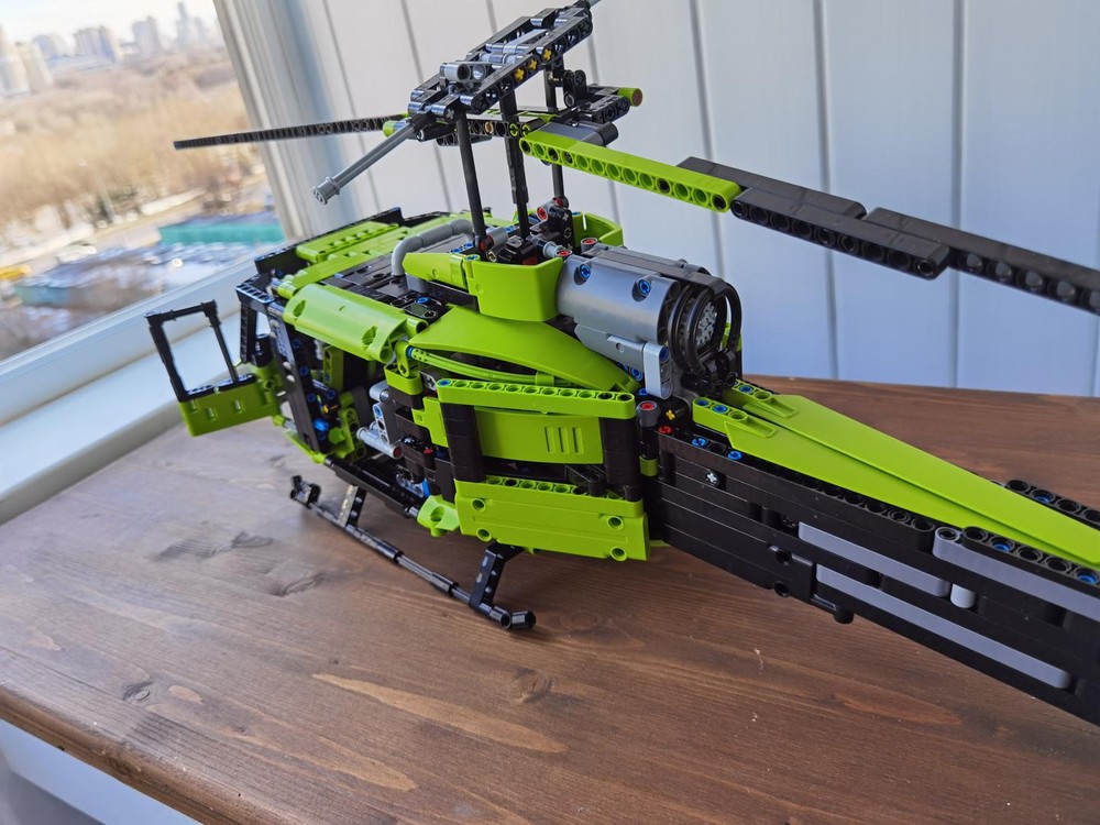 Lego Moc Bell Uh 1 Iroquois Huey By Tonych Rebrickable Build With Lego