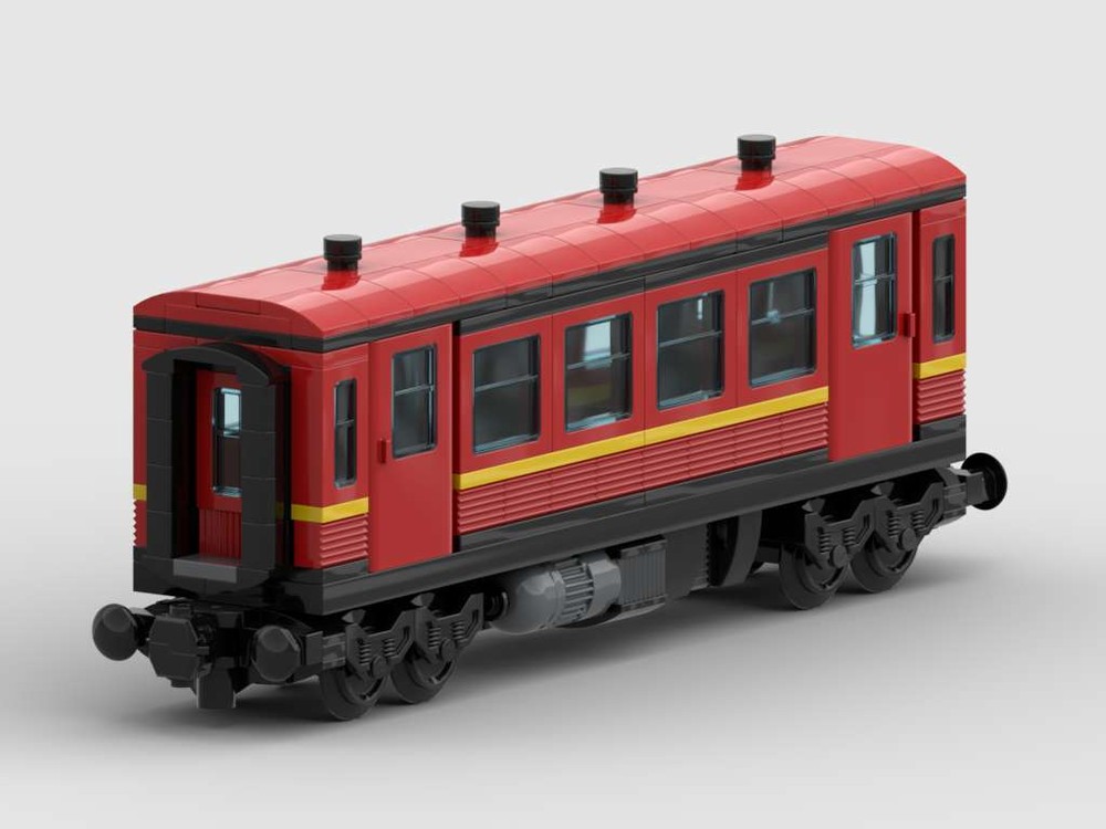LEGO MOC Red passenger car 3rd class by LeFisch | Rebrickable - Build ...
