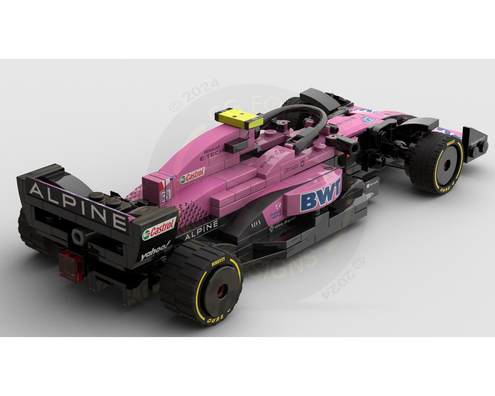 LEGO MOC F1 Alpine A522 - Bahrain Livery by CGForceDesigns ...