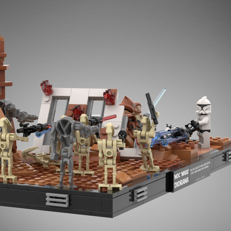 LEGO MOC Landing at Point Rain (Diorama Collection - The Clone Wars ...