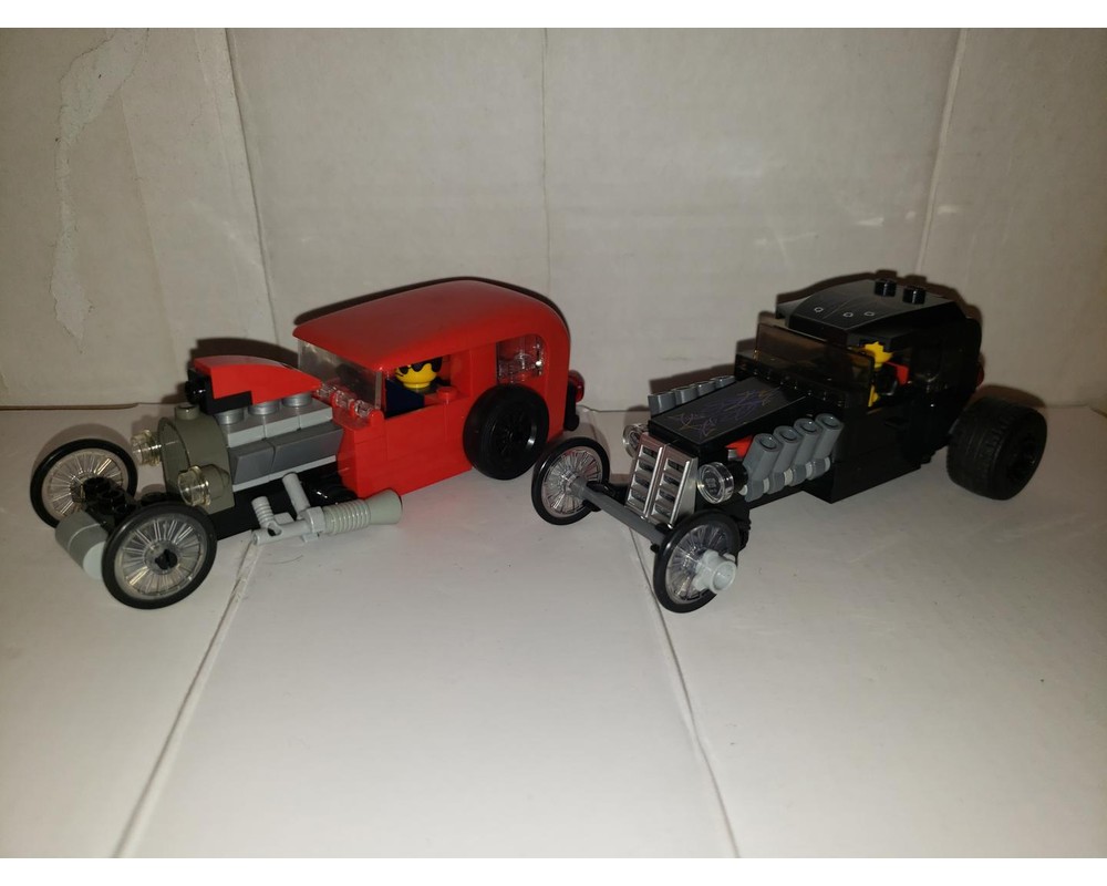 LEGO MOC Black Hot Rod by Rocket Racer318 | Rebrickable - Build with LEGO