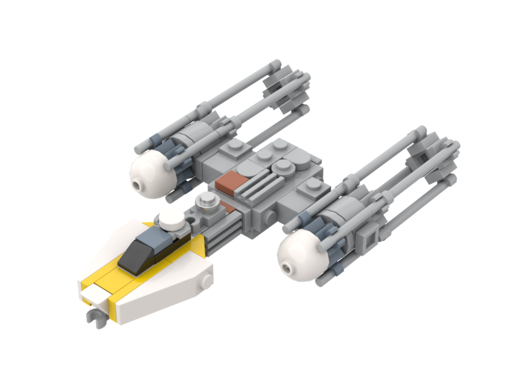 LEGO MOC Y Wing by RidgedBrick | Rebrickable - Build with LEGO