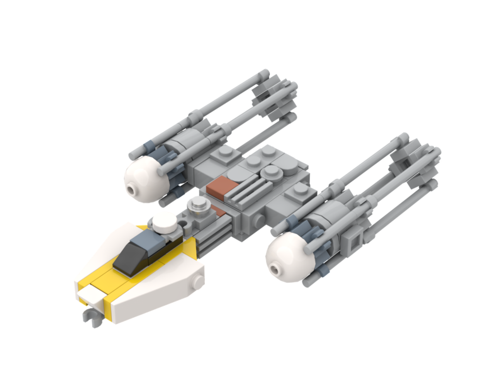 LEGO MOC Y Wing by RidgedBrick | Rebrickable - Build with LEGO