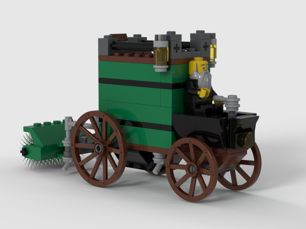 LEGO MOC Vintage Street Sweeper by Saint_Ceadda | Rebrickable - Build ...