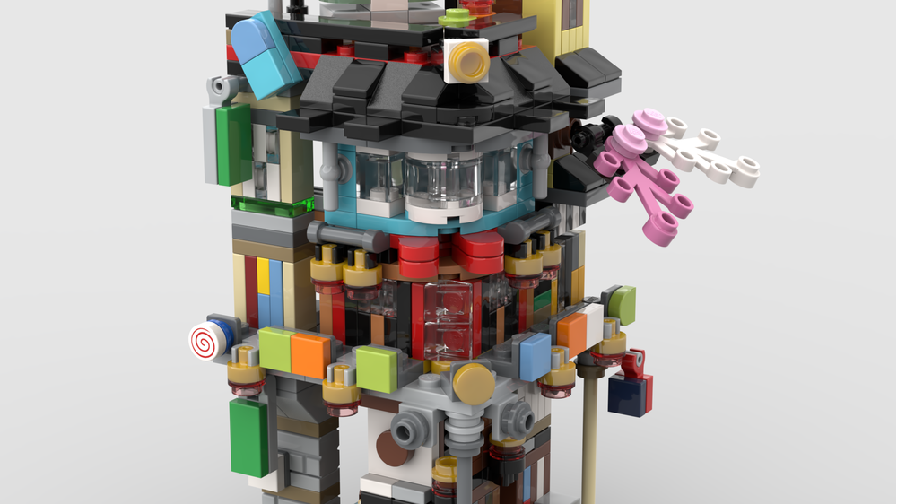 LEGO MOC Mini Modular 70620 Ninjago City by christromans | Rebrickable ...
