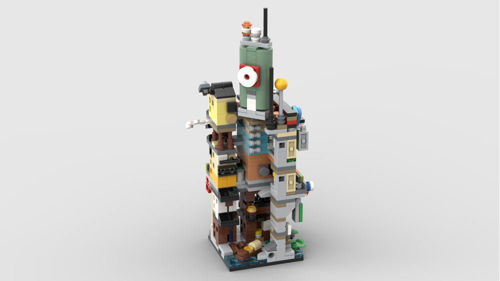 LEGO MOC Mini Modular 70620 Ninjago City by christromans | Rebrickable ...