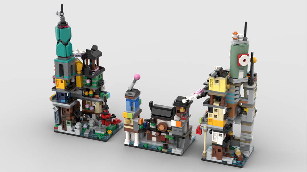 LEGO MOC Ninjago Mini Modulars - The Full Set of 3 by christromans ...