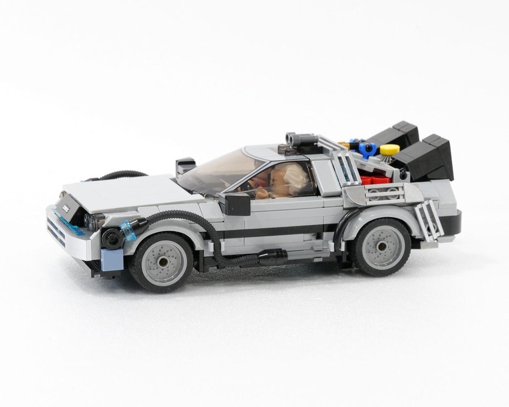 LEGO MOC DeLorean Time Machine by firefabric | Rebrickable - Build with ...