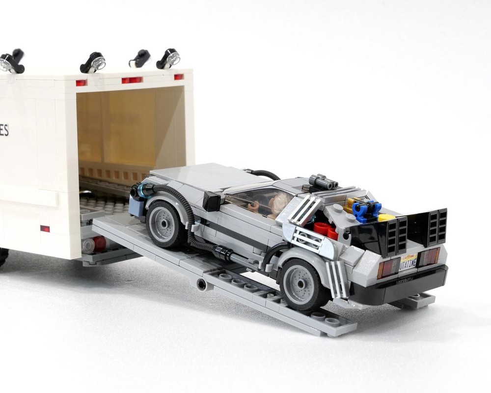 LEGO MOC DeLorean Time Machine by firefabric | Rebrickable - Build with ...