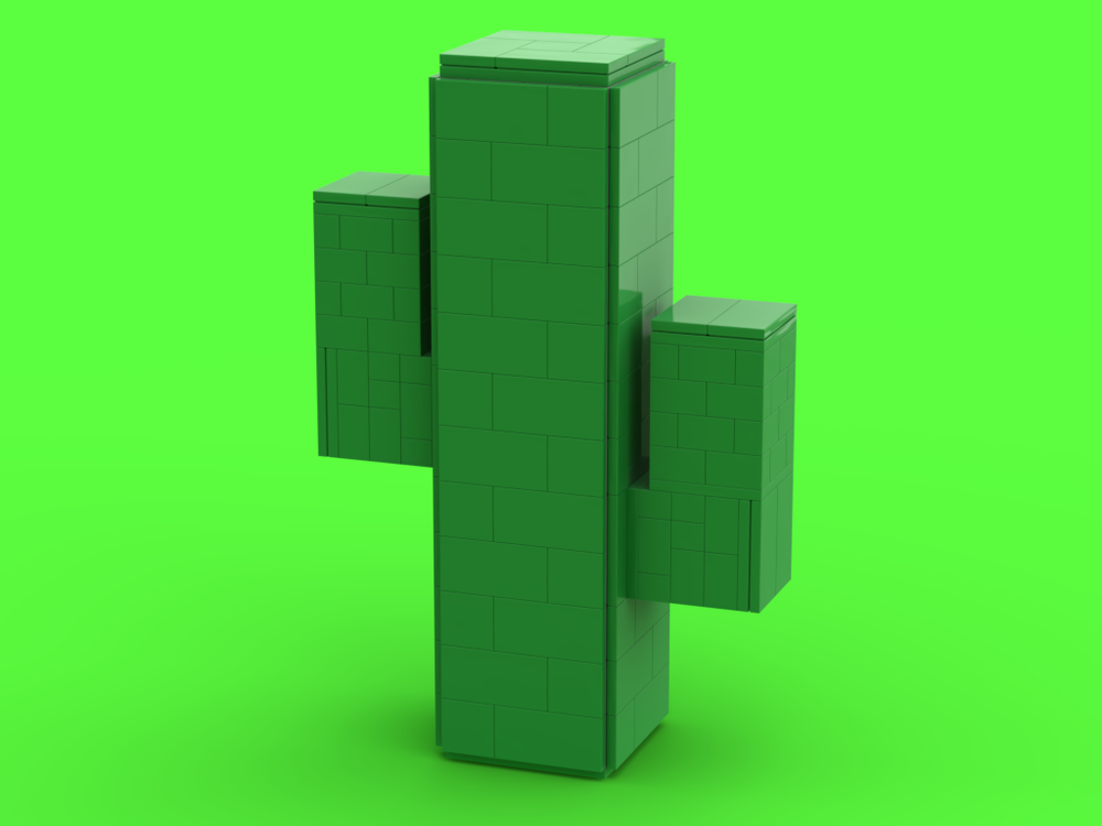 LEGO MOC Cactus by Makary | Rebrickable - Build with LEGO