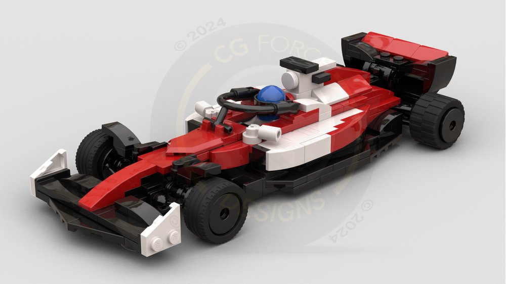 Lego Moc F1 Alfa Romeo Racing C42 By Cgforcedesigns Rebrickable