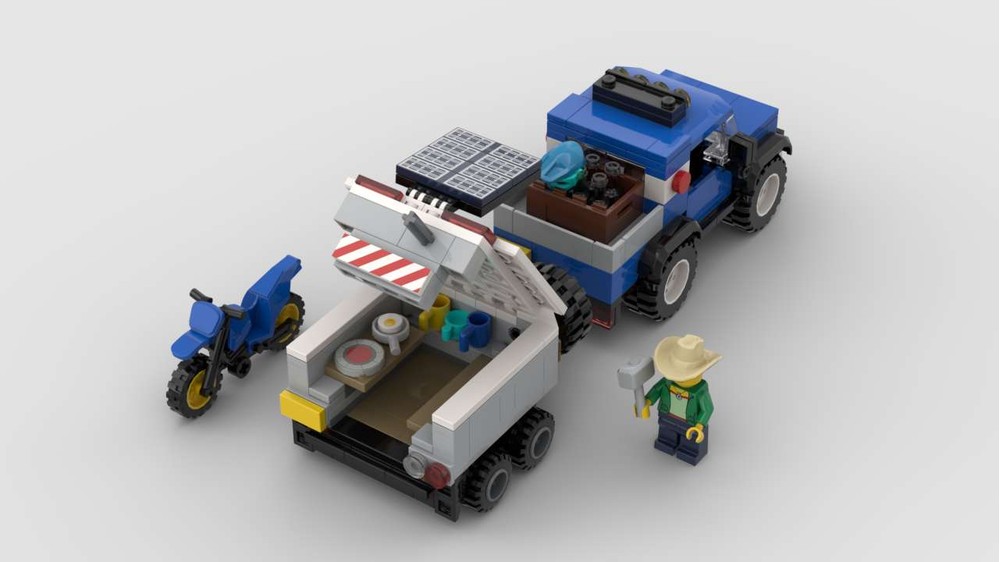 LEGO MOC Suzuki Jimny JB74 Pickup by doppiopug | Rebrickable - Build ...