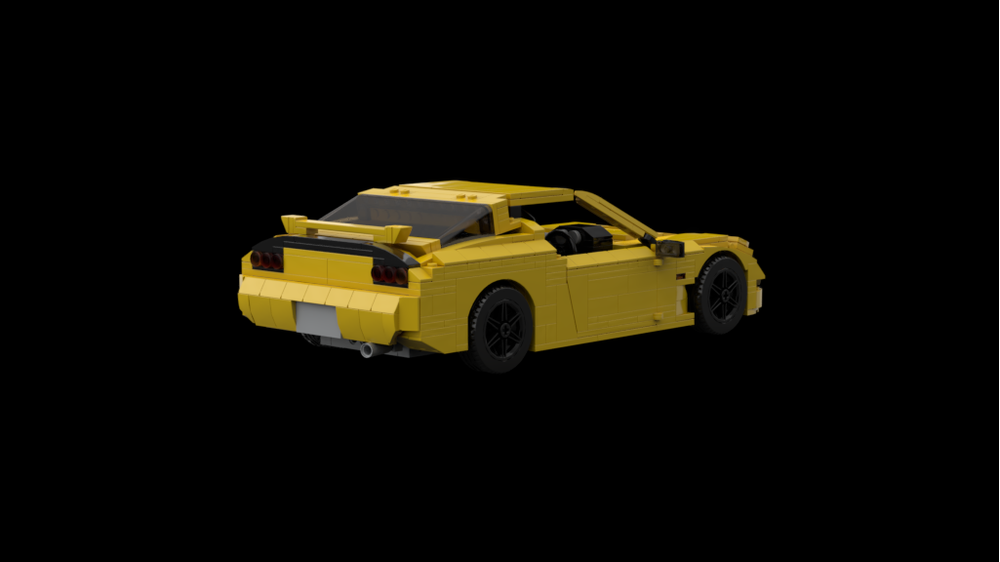 LEGO MOC Mazda FD rx7 by Giganbrick | Rebrickable - Build with LEGO