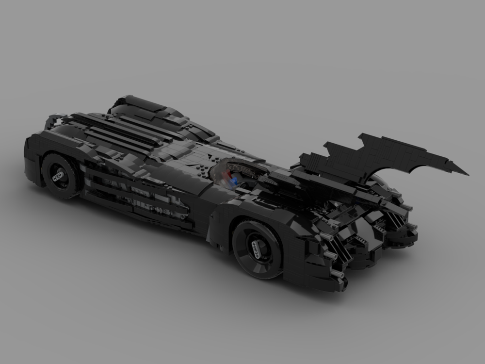 Lego Moc Ucs Batmobile 1997 George Clooney By Creationcaravan Brad