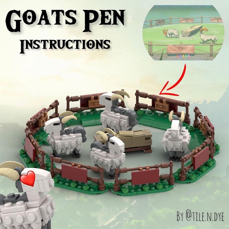 LEGO MOC ZBOTW - Stable Goat Pen by marinbrickdesign | Rebrickable ...