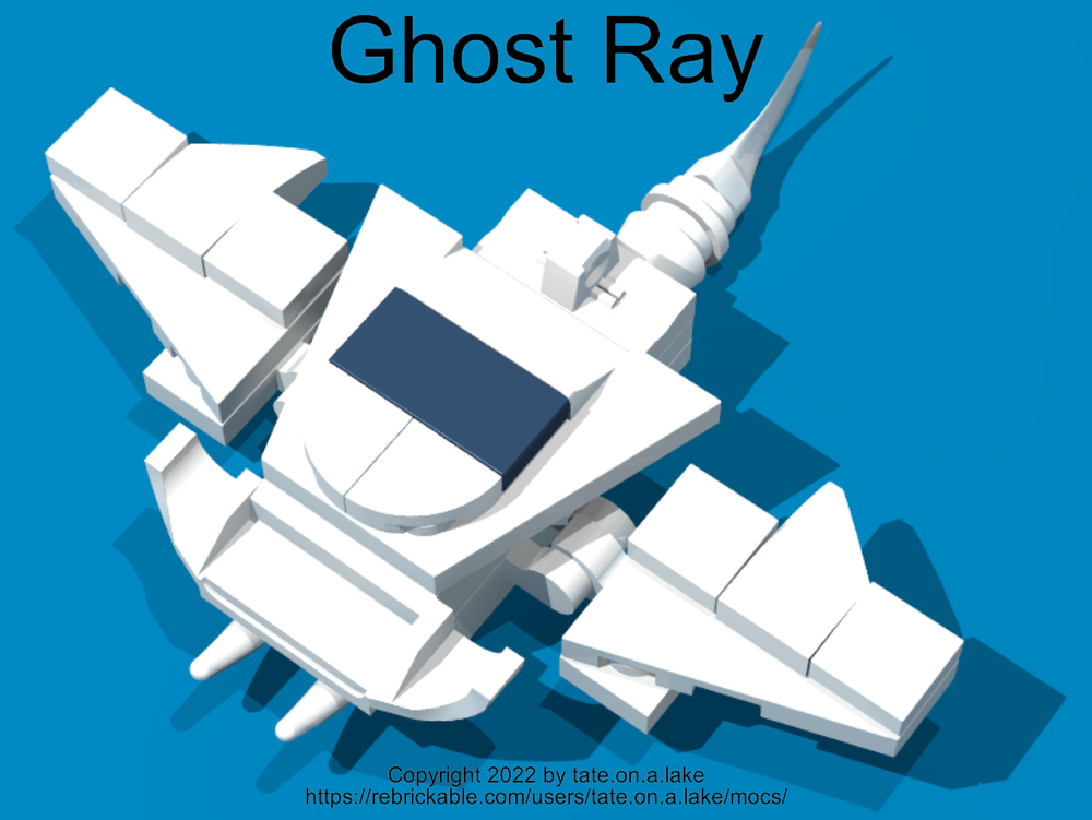 LEGO MOC Ghost Ray by tate.on.a.lake | Rebrickable - Build with LEGO