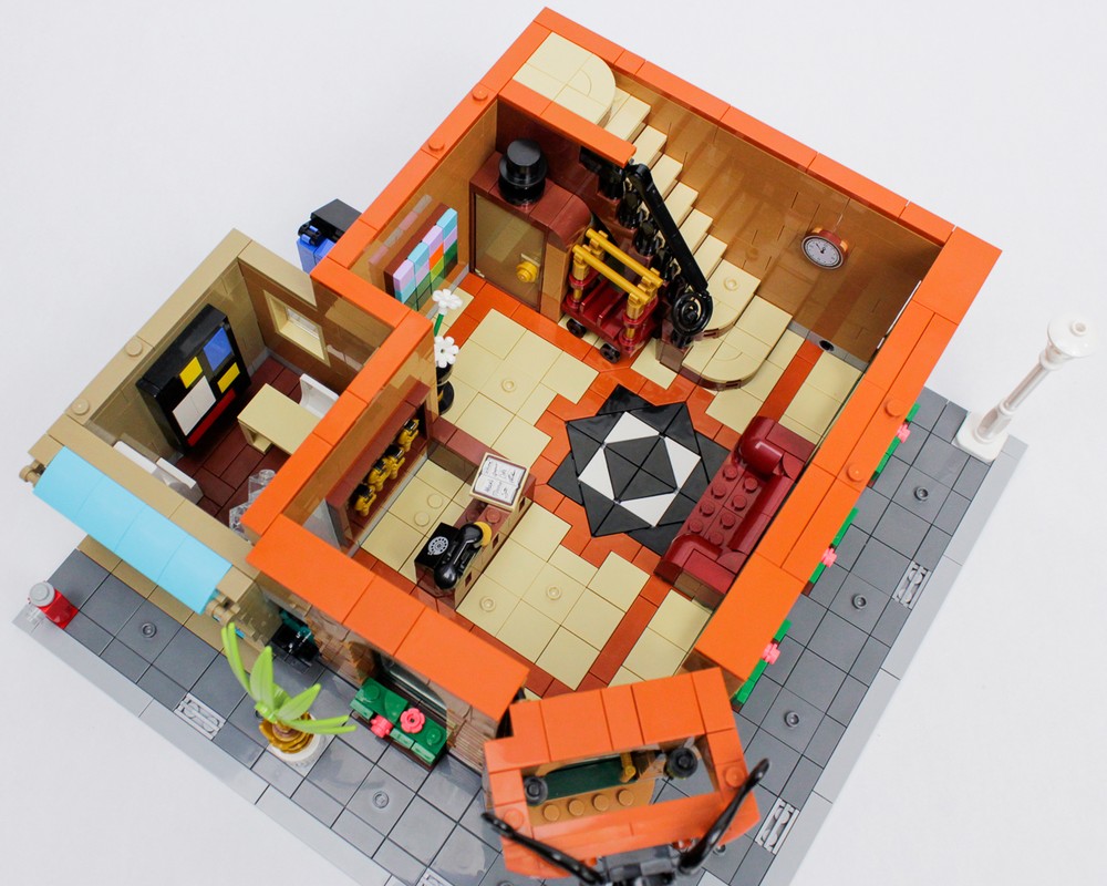 LEGO MOC Corner Boutique Hotel by Stonewall Bricks | Rebrickable ...