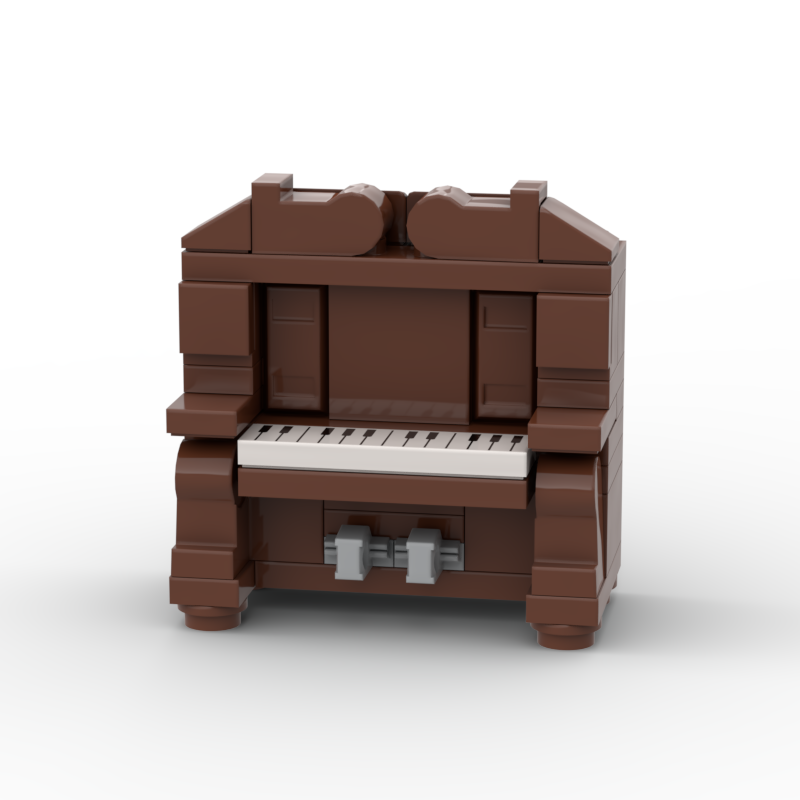 LEGO MOC Upright Piano by Rebel.Punk | Rebrickable - Build with LEGO