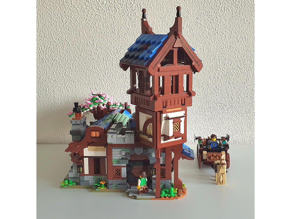 LEGO MOC-108800 Medieval Guard Post by Gr33tje13 | Rebrickable - Build ...