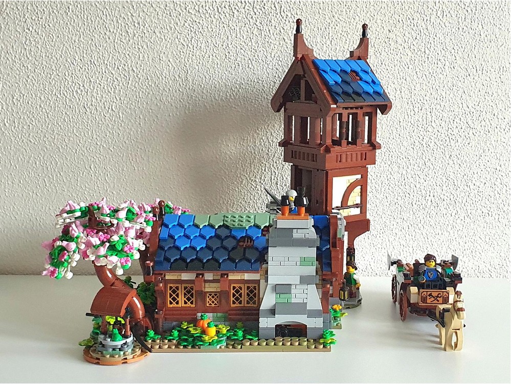 LEGO MOC Medieval Guard Post by Gr33tje13 | Rebrickable - Build with LEGO