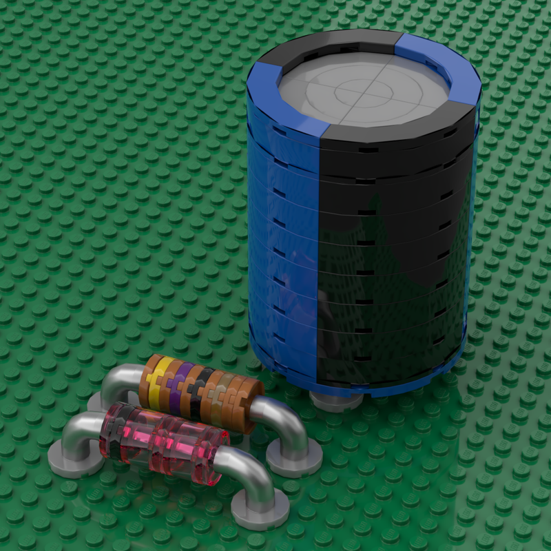 LEGO MOC Electrolytic Capacitor by limefrog | Rebrickable - Build with LEGO
