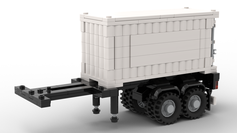 LEGO MOC 30ft Container Trailer by Yellow.LXF | Rebrickable - Build ...