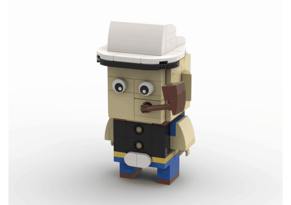 LEGO MOC Popeye the Sailor by AncientUkr | Rebrickable - Build with LEGO
