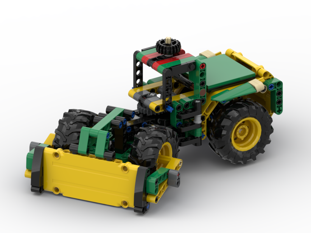 LEGO MOC 42136 Wheel Dozer by A_Dilophosaurus | Rebrickable - Build ...