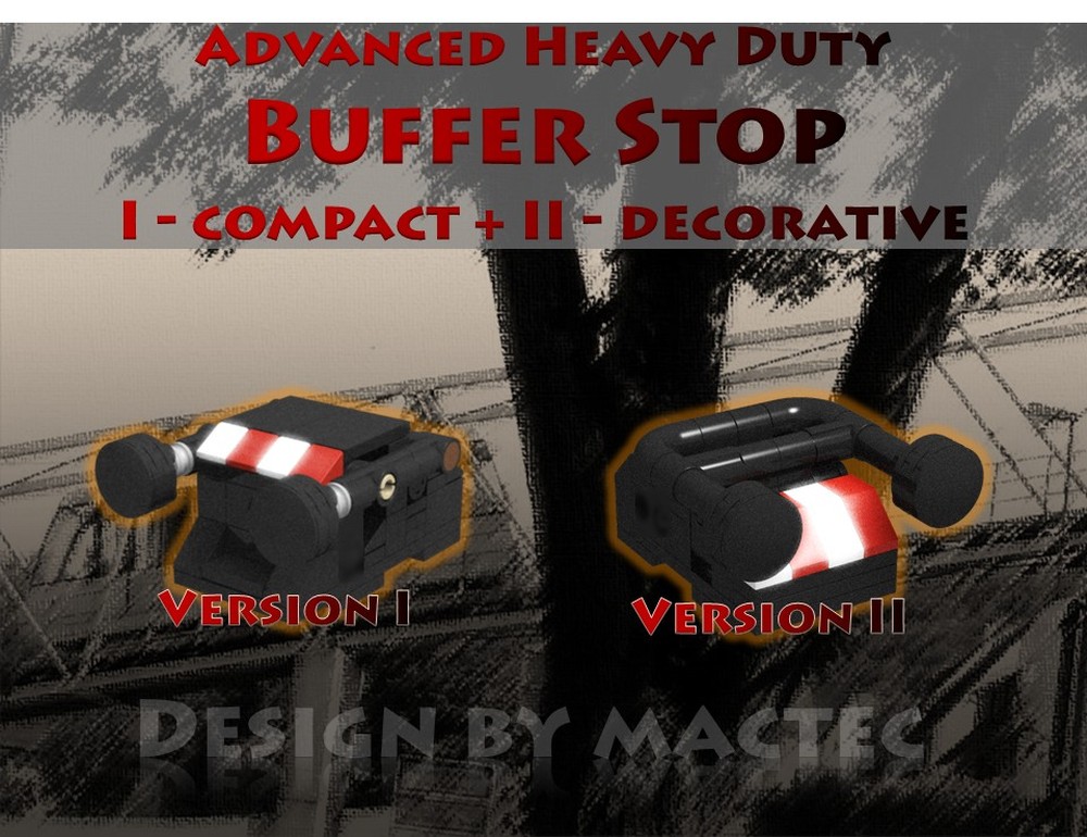 LEGO MOC Advanced Heavy Duty Buffer Stop by mactec | Rebrickable ...
