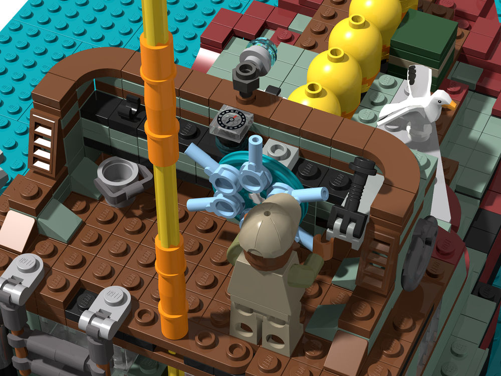 LEGO MOC JAWS (1975) Scene 2: Boat "ORCA" by cvi | Rebrickable - Build ...