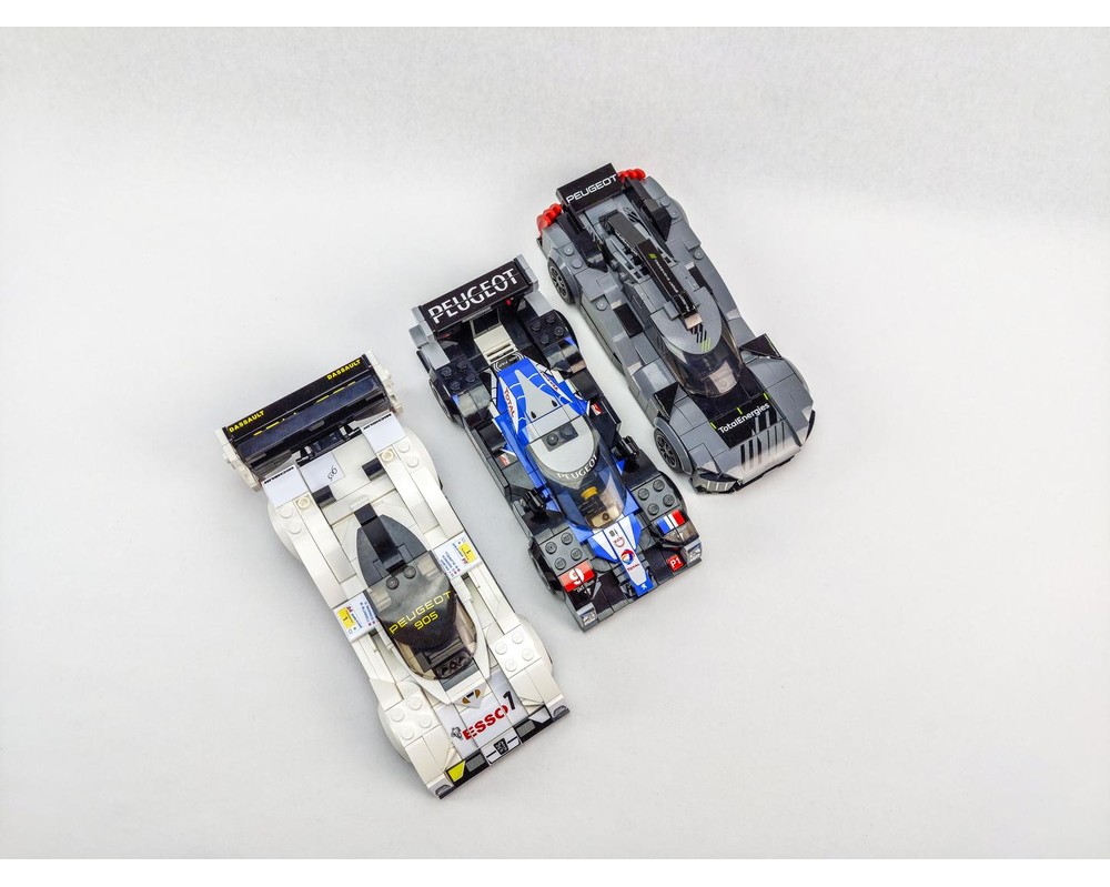 Lego Moc Peugeot Le Mans Trilogy Bundle By Sfhbricks Rebrickable