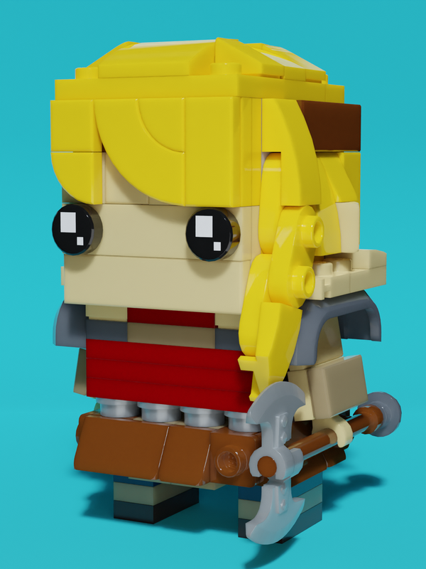 LEGO MOC Brickheadz Astrid (HTTYD2) by Leo1 | Rebrickable - Build with LEGO