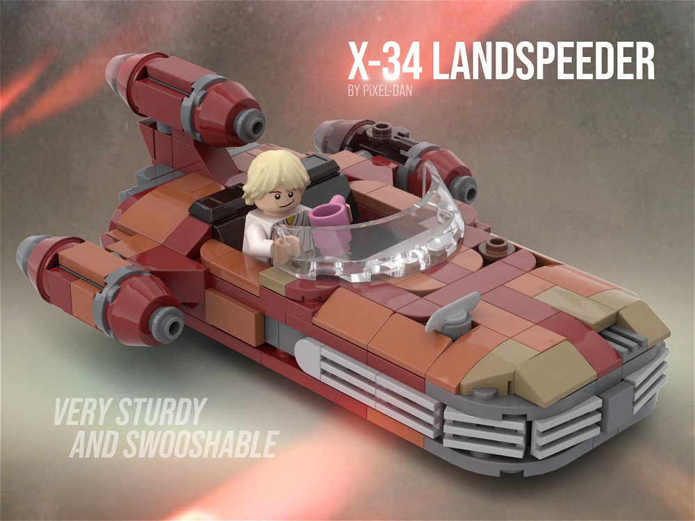 Lego Moc Pixel Dans Milk And Sand A Tatooine Diorama X 34