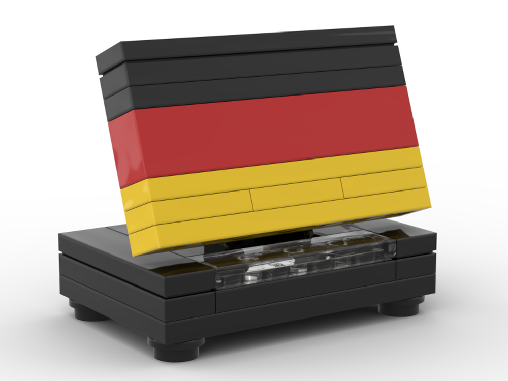 LEGO MOC German flag by weaseloofer | Rebrickable - Build with LEGO