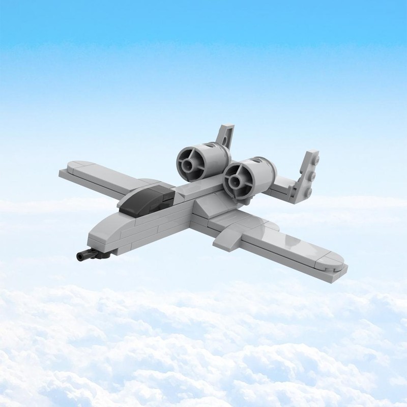 LEGO MOC A-10 Thunderbolt II (AF004) by LtOctoroc | Rebrickable - Build ...