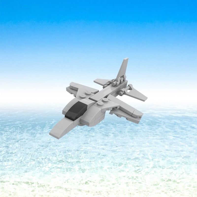 LEGO MOC AV-8B Harrier (AF005) by LtOctoroc | Rebrickable - Build with LEGO