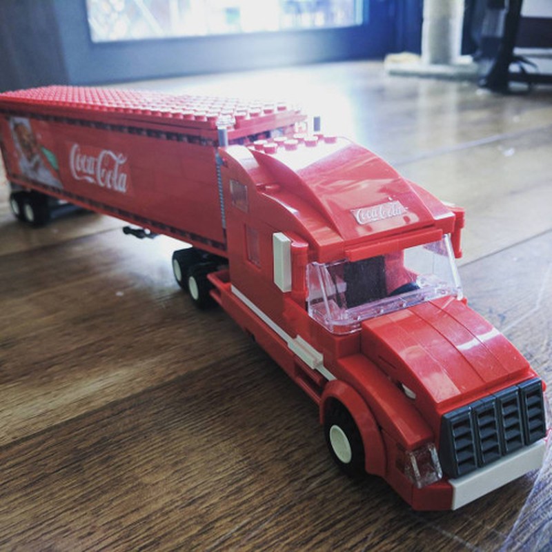 LEGO MOC Coca Cola Christmas Truck by LegoPondswald | Rebrickable ...