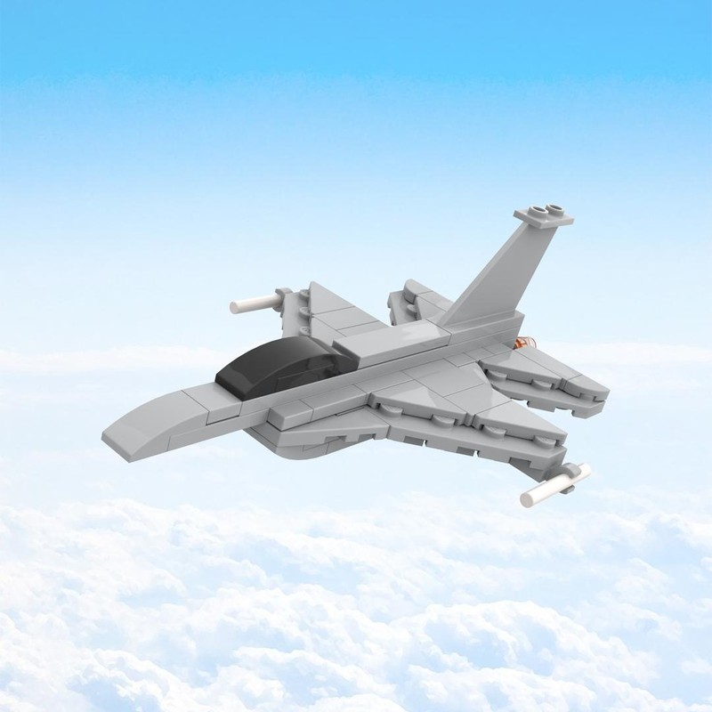 LEGO MOC F-16 Falcon (AF010) by LtOctoroc | Rebrickable - Build with LEGO