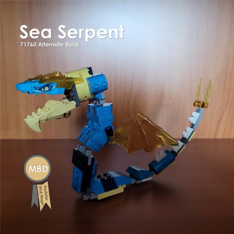LEGO MOC Sea Serpent , 71760 Alternate Build by Macharius | Rebrickable ...