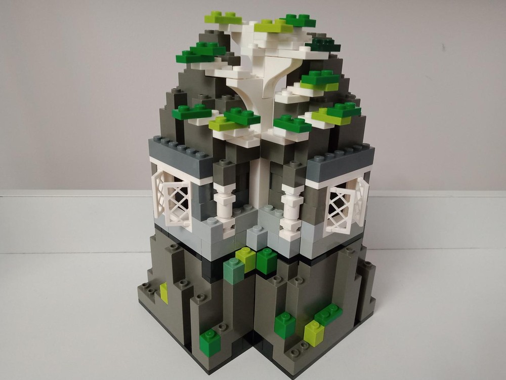LEGO MOC modular tower treehouse by Jonny_Hairface | Rebrickable ...