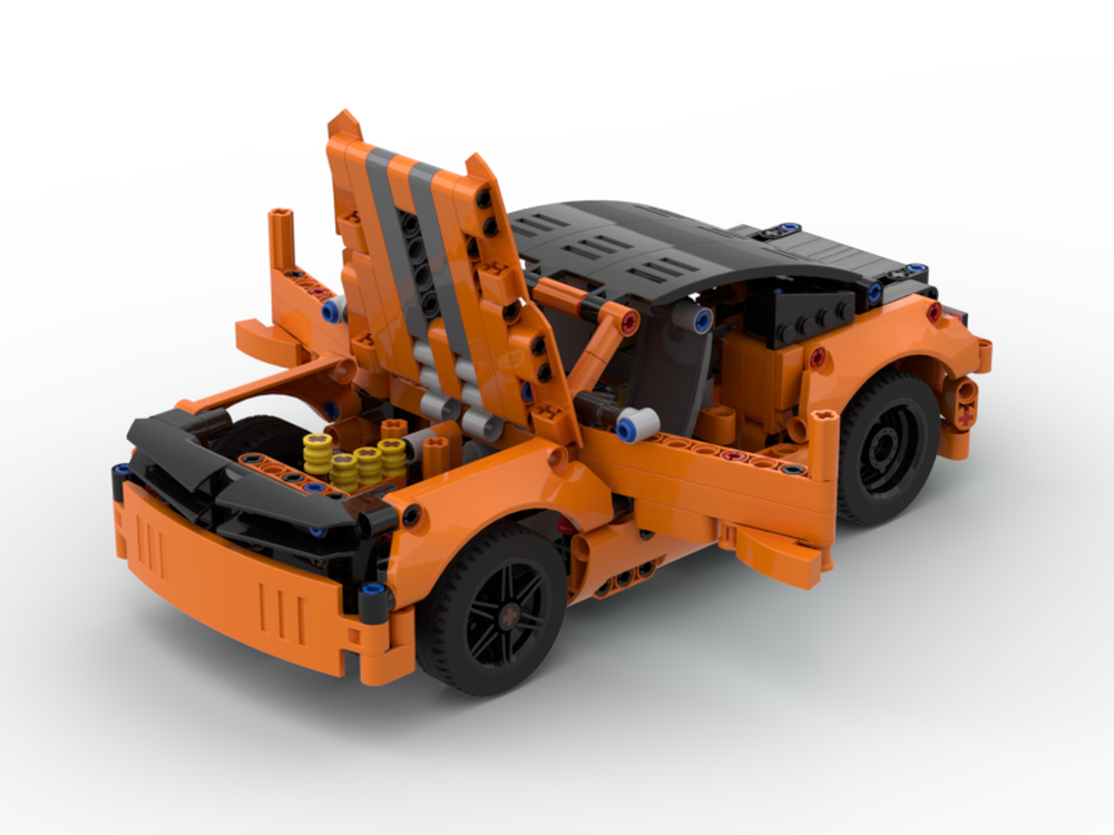Lego Moc Muscle Car By Legotruckstop Rebrickable Build With Lego