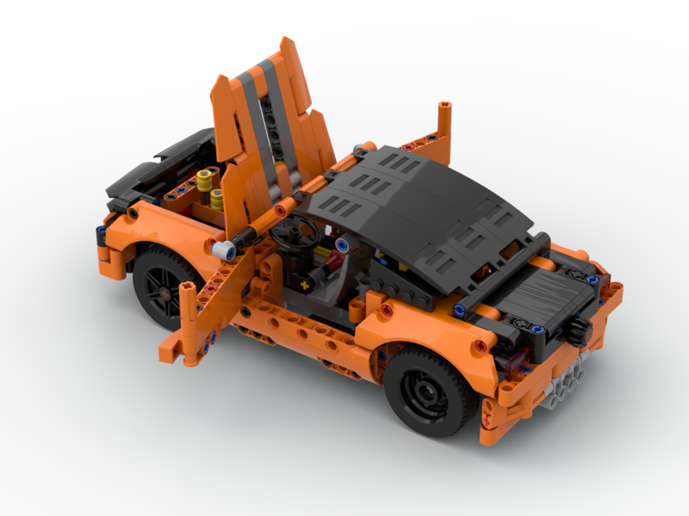 LEGO MOC Muscle car by LegoTruckStop | Rebrickable - Build with LEGO