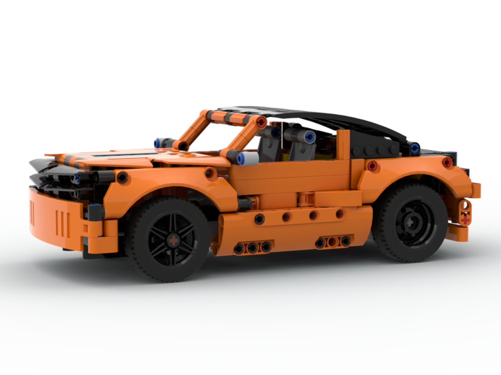 Lego Moc Muscle Car By Legotruckstop Rebrickable Build With Lego