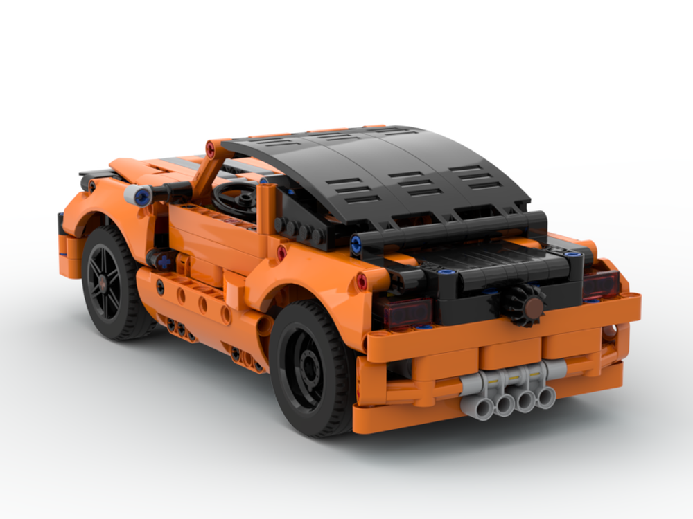 Lego Moc Muscle Car By Legotruckstop Rebrickable Build With Lego