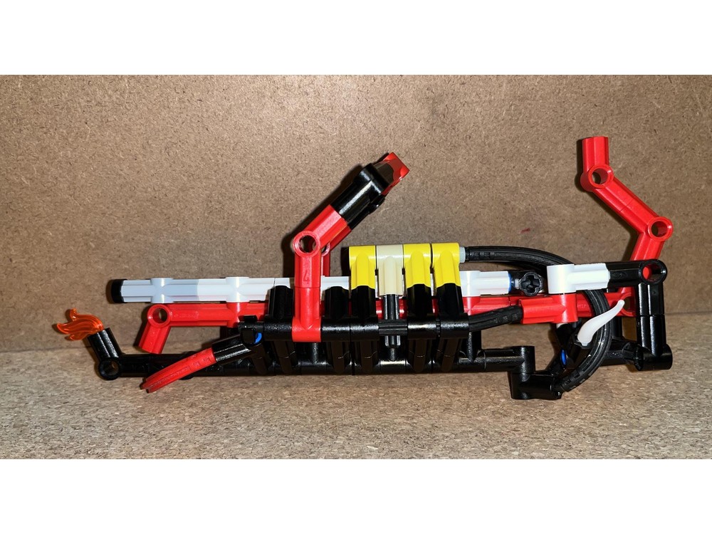 Lego Moc Flamethrower For Large Mechs By Dasher717 Rebrickable