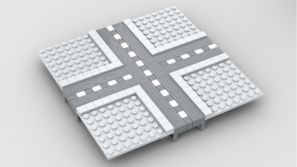 LEGO MOC Mini Modular Road Sections by christromans | Rebrickable ...